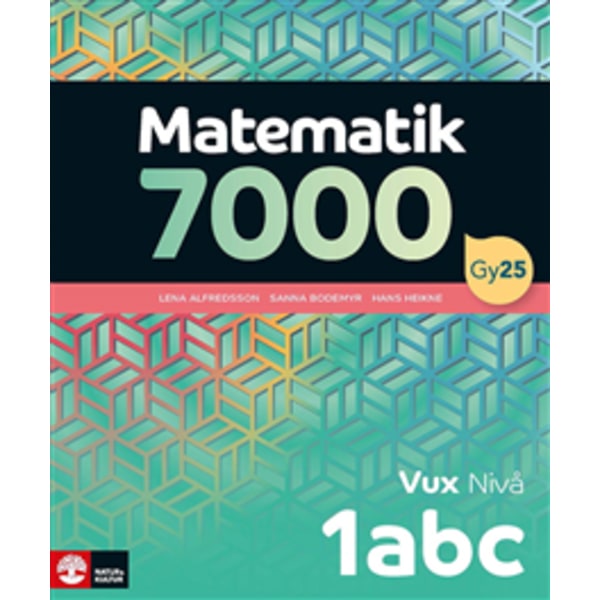 Matematik 7000 nivå 1abc Vux | CDON