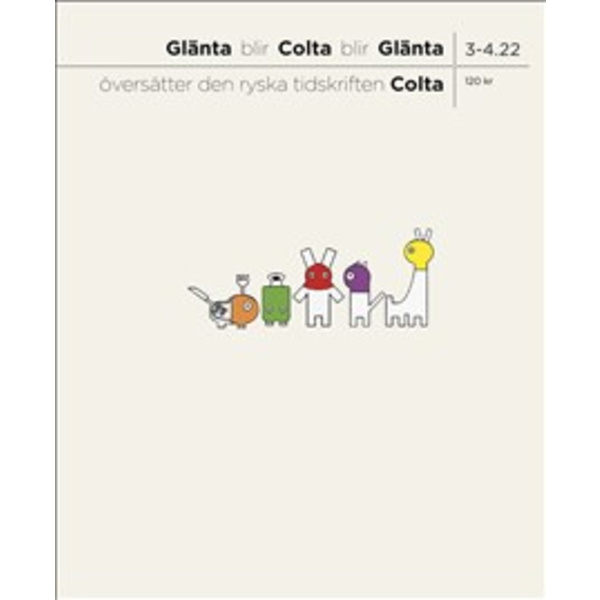 Glänta 3-4(2022) Glänta översätter den ryska tidskriften Colta | CDON