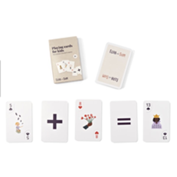 Kortlek för barn med mattetecken | CDON