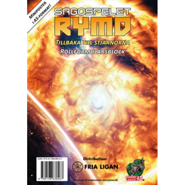 Sagospelet Rymd - rollformulärsblock | CDON
