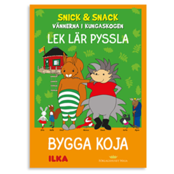 Snick & Snack. Lek, lär, pyssla : bygga koja (set om 5 st) | CDON