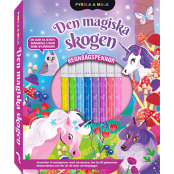 Pyssla och måla: Den magiska skogen | CDON