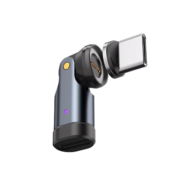 9Pin 540° Roterende 240W Type-C Magnetisk Adapter + Type-C Magnetisk ...