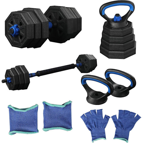 Justerbara Hantlar 4-i-1 Hantelset – Adjustable Dumbbell Set / Vikter ...