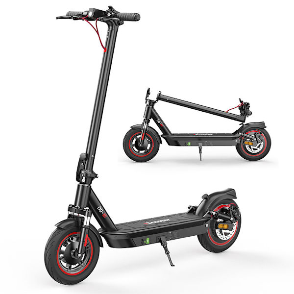 iScooter i10 – Fabriksdirekt 650W motor, 40 km/t, 42V 15Ah batteri (45 ...
