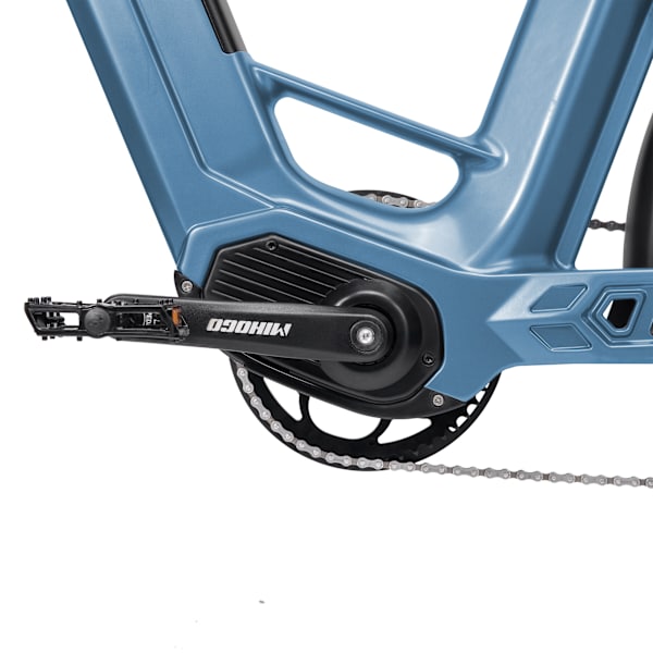 MIHOGO AIR Blå – Fabriksdirekt kulfiberelcykel 750W 206km rækkevidde ...