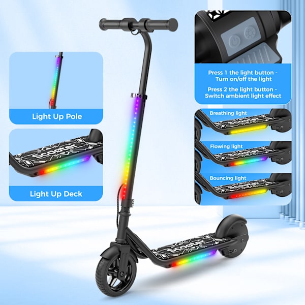 iScooter K2 Pro Orange – Fabriksdirekt barn elsparkcykel 150W, 16 km/h ...