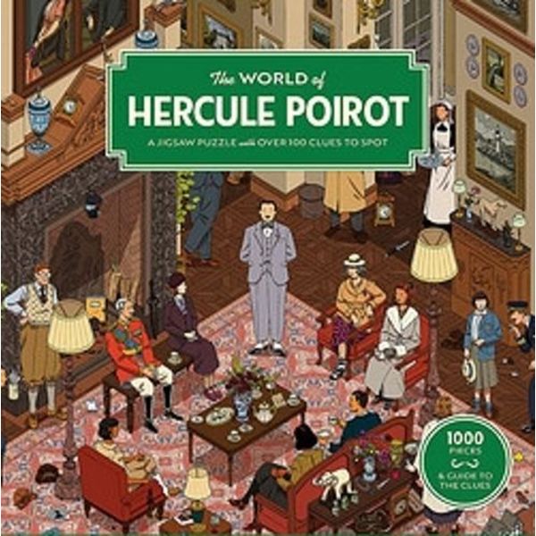 Hercule Poirotin maailma: 1000-palainen palapeli, jossa yli 100 ...