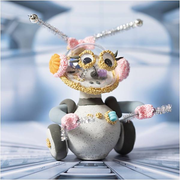 Mini DIY Pysselkit - Roboten Emilia - Av Silk Clay Lera | CDON
