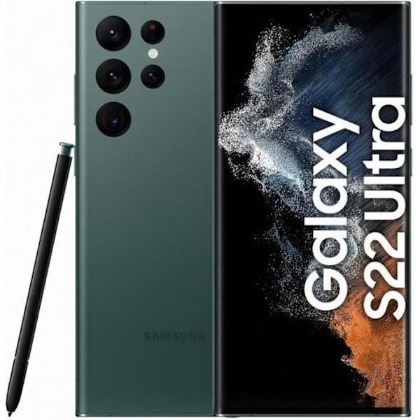 Smartphone SAMSUNG Galaxy S22 Ultra 5G 128 GB Grön 6,8" Single SIM - US ...