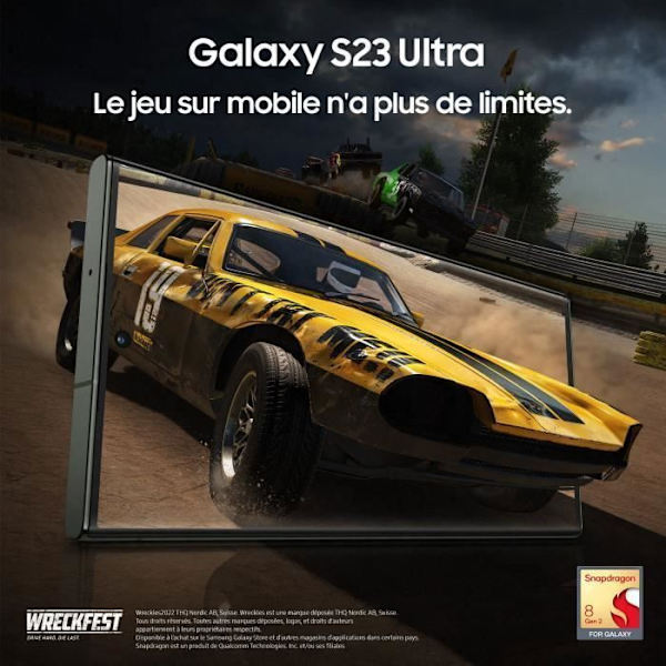 Smartphone - SAMSUNG - Galaxy S23 Ultra - 256Go - 8Go RAM - 5000 mAh ...