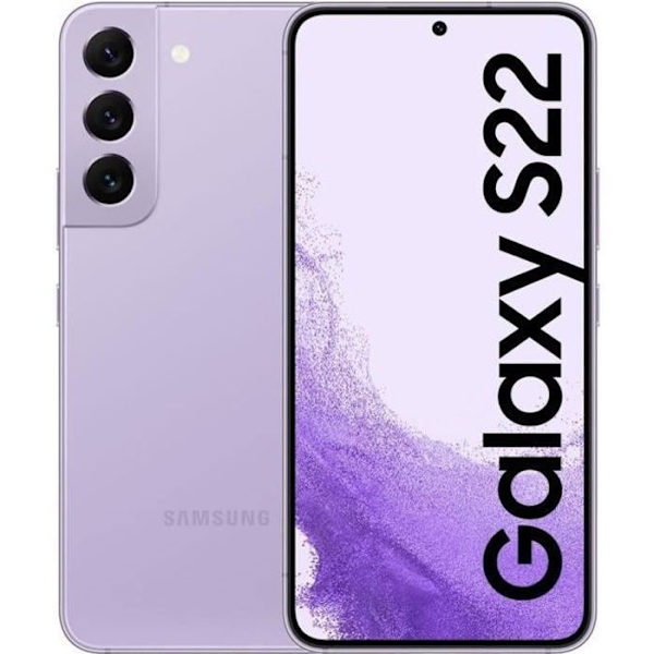 Smartphone - SAMSUNG - Galaxy S22 - 128 GB - 5G - Skärm 6,1" Lavendel ...