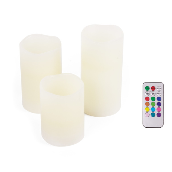 LED-ljus 3-pack + fjärrkontroll | CDON