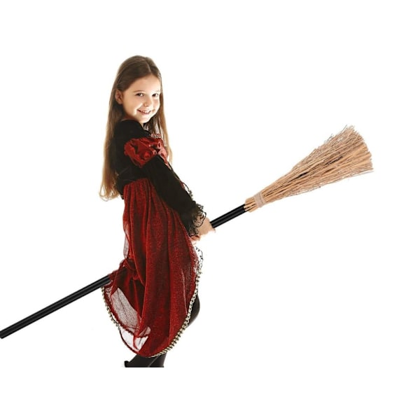 Noidan luuta noidat noita baba jaga musta 90cm Halloweeniin ja jouluun ...