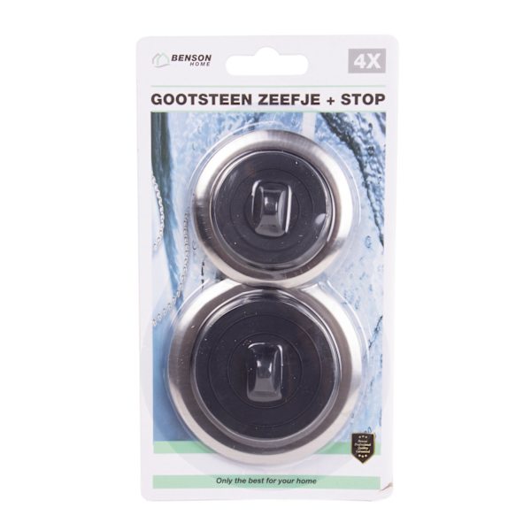 Sil + propp rostfritt stål 4-pack | CDON