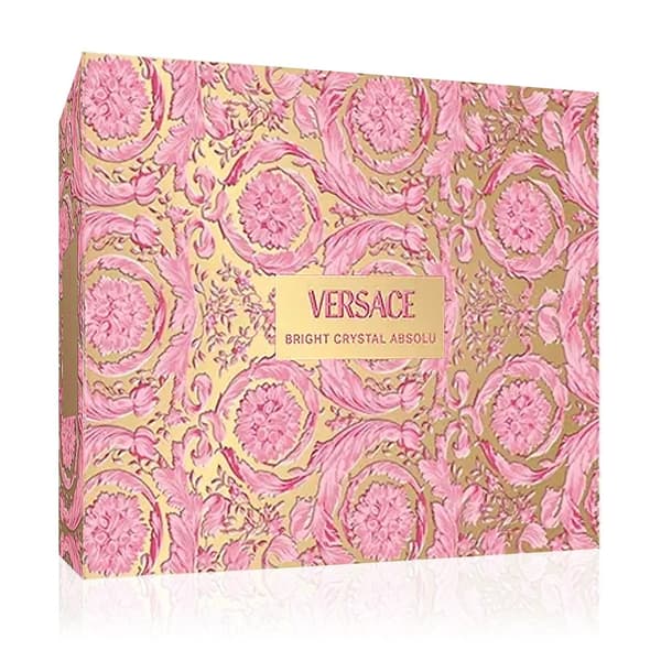 Versace Bright Crystal Absolu SET W (EDP 90ml + BL 100ml + SG 100ml ...