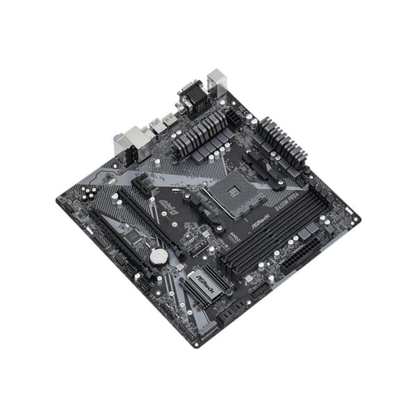 ASRock B450M Pro4 R2.0 - moderkort - micro ATX - Socket AM4 - AMD B450 ...