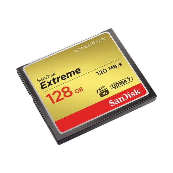 SanDisk Extreme - flash-minneskort - 128 GB - CompactFlash | CDON