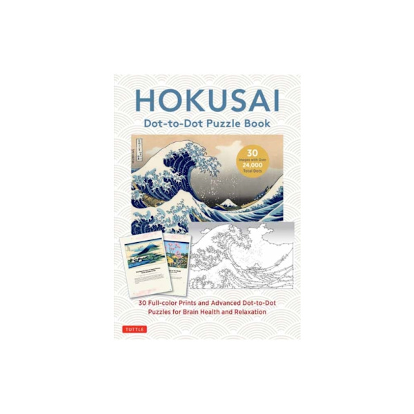 Hokusai Dot-to-Dot Puzzle Book (häftad, eng) | CDON