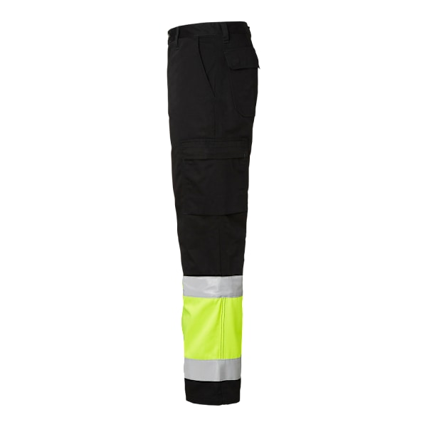 2070 Trousers Black/fluorescent yellow Male | CDON