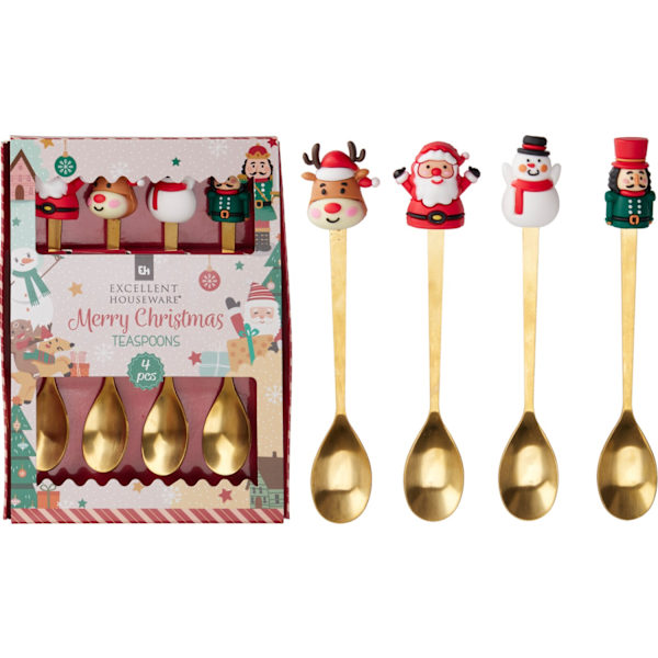 Skedar Jul Fika Uppläggning 4-pack | CDON