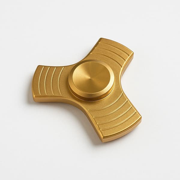 Fidget Spinner Trio Metal - Guld | CDON