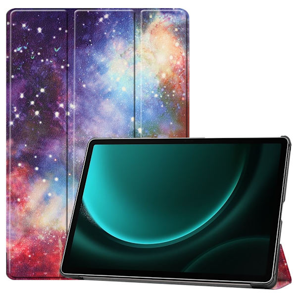 Galaxy Tab S9 FE Plus Fodral Tri-Fold Läder Cosmic Space | CDON