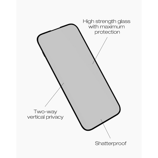 IDEAL Full Coverage Privacy Glass iPhone 17 | CDON