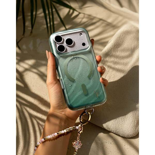 Clear Case MagSafe iPhone 17 Sage Green | CDON