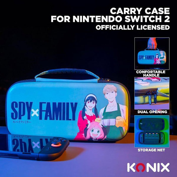 Skydds- och bärfodral - Nintendo Switch 2 - Konix - Spy x Family ...