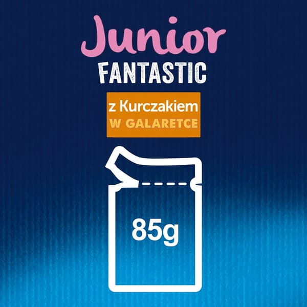 Felix Fanstastic Junior - våtfoder för katter - 85 g | CDON