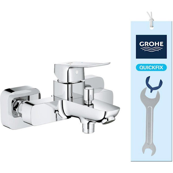 Väggmonterad bad-/duschblandare - GROHE DICE - Krom | CDON