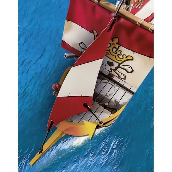 PLAYMOBIL 71318 Piratroddbåt - Pirater - Med två karaktärer och två ...