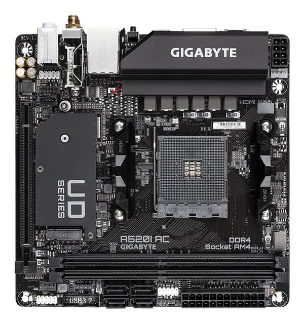 Gigabyte A520I AC emolevy AMD A520 Socket AM4 mini-ITX | CDON
