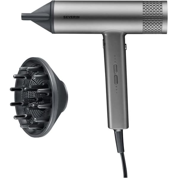 Jonisk hårtork - SEVERIN - HT 0169 - S-Style Speed Pro - Magnetisk ...