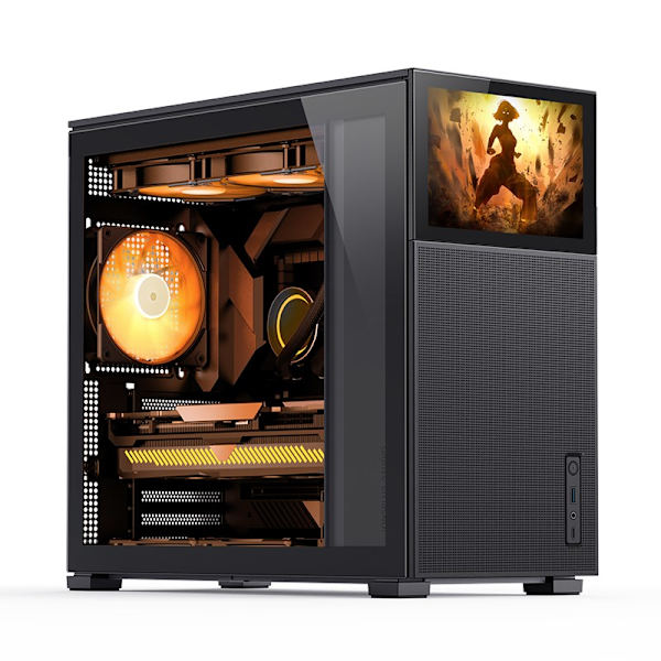 Jonsbo D41 MESH Screen ATX-chassi, härdat glas - svart | CDON