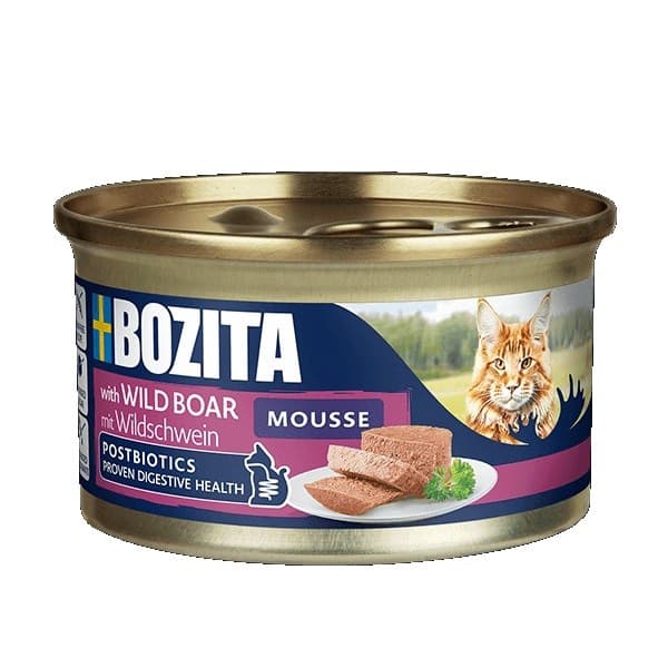 BOZITA Mousse Vildsvin - våtfoder för katter - 85 g | CDON