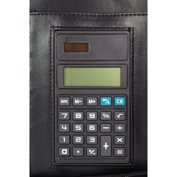 Juscha JU-30104 Konferensmapp Alassio Porto Konstläder Finetouch A4 Svart | CDON