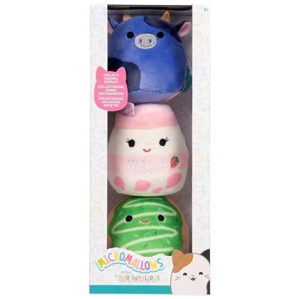 Squishmallows Micromallows Pehmolelut Ainekset, Amelie Daisuke 6,5 cm ...