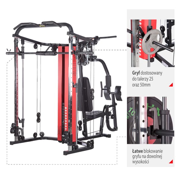 HMS ATLAS ATOM - Premium Smith Machine ja Multi-Gym | CDON