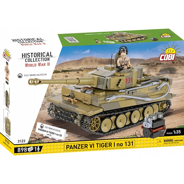 COBI-BLOCK Panzer VI Tiger TIGER I stridsvagn NR. 131 896 KL. 3123 | CDON
