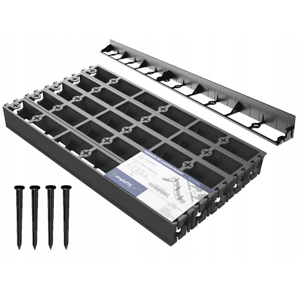 Gräskant 5 m + 40 pluggar 50 mm Polsk Produkt | CDON