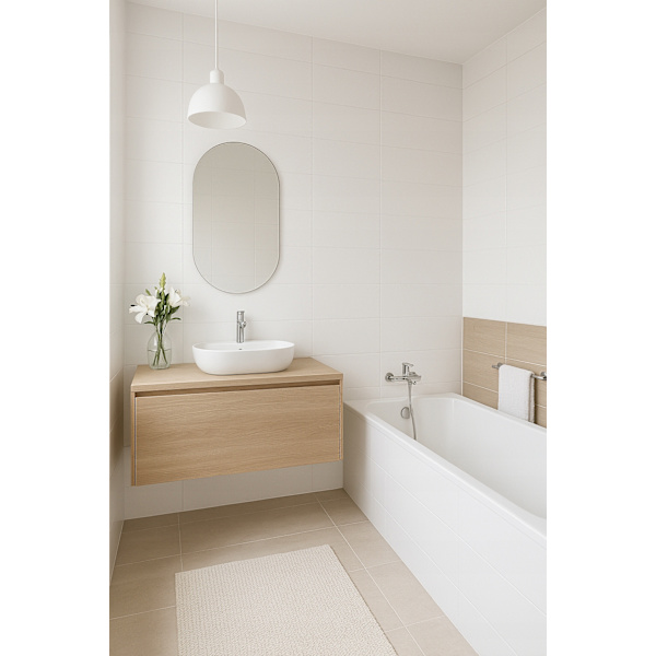 Spegel Oval Klassisk 40x120 Silver Oregelbunden Form Aria | CDON