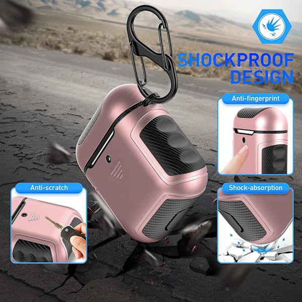 ROSE GOLD AIRPODS-SKAL 1/2 KOLSILIKONFILÉ | CDON