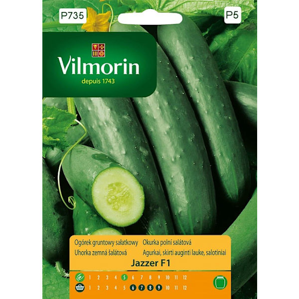 Jazzer F1 kurkku 10 g Vilmorin jauhettu salaatti | CDON