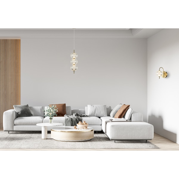 LAZIE LED-HÄNGLAMPA MÄSSING ITALUX PND-29038-3-GD | CDON