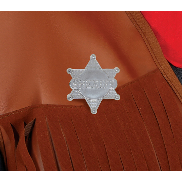 Plast Sheriff Star Cowboy-märke | CDON