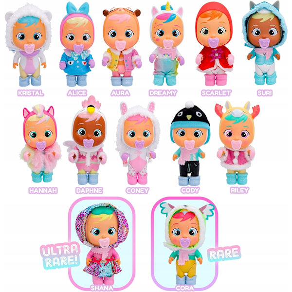 Docka Cry Babies IMC Toys Cry Babies 13 cm Magiska Tårar | CDON