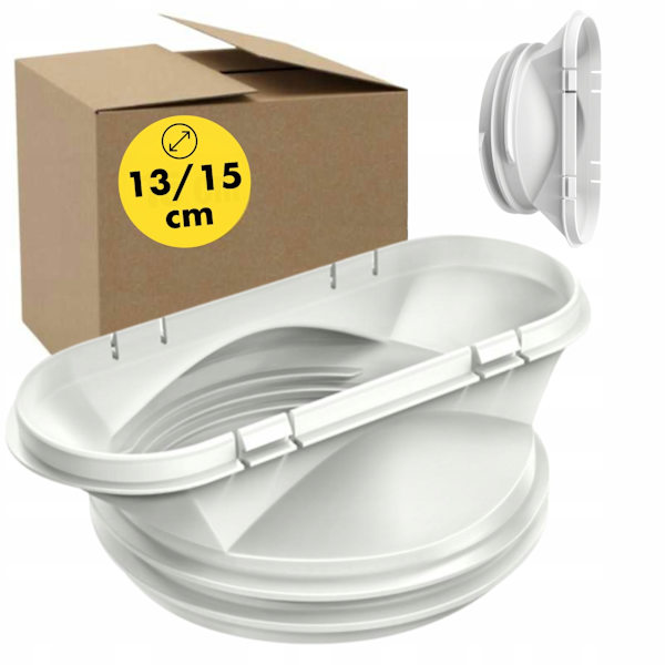 Universell adapter för rör till portabel luftkonditionering 13cm / 15cm ...