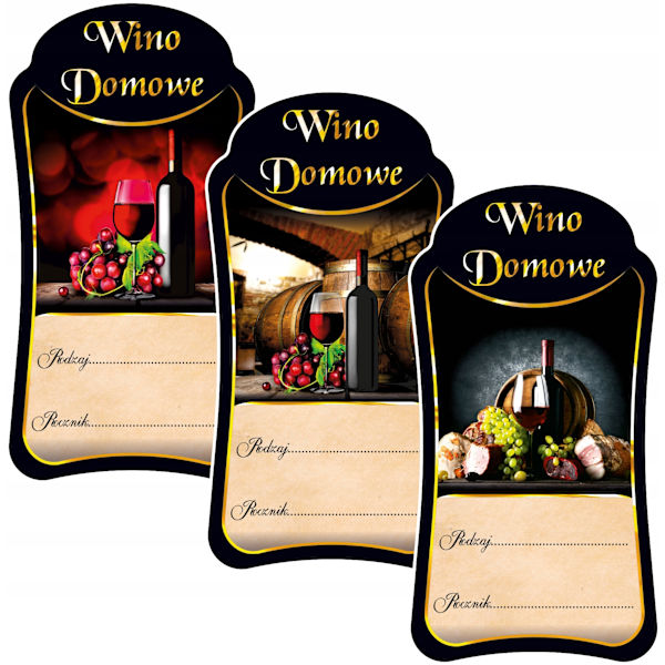 10x Premium Selvkl√¶bende Etiketter til Hjemmelavet Vin | CDON